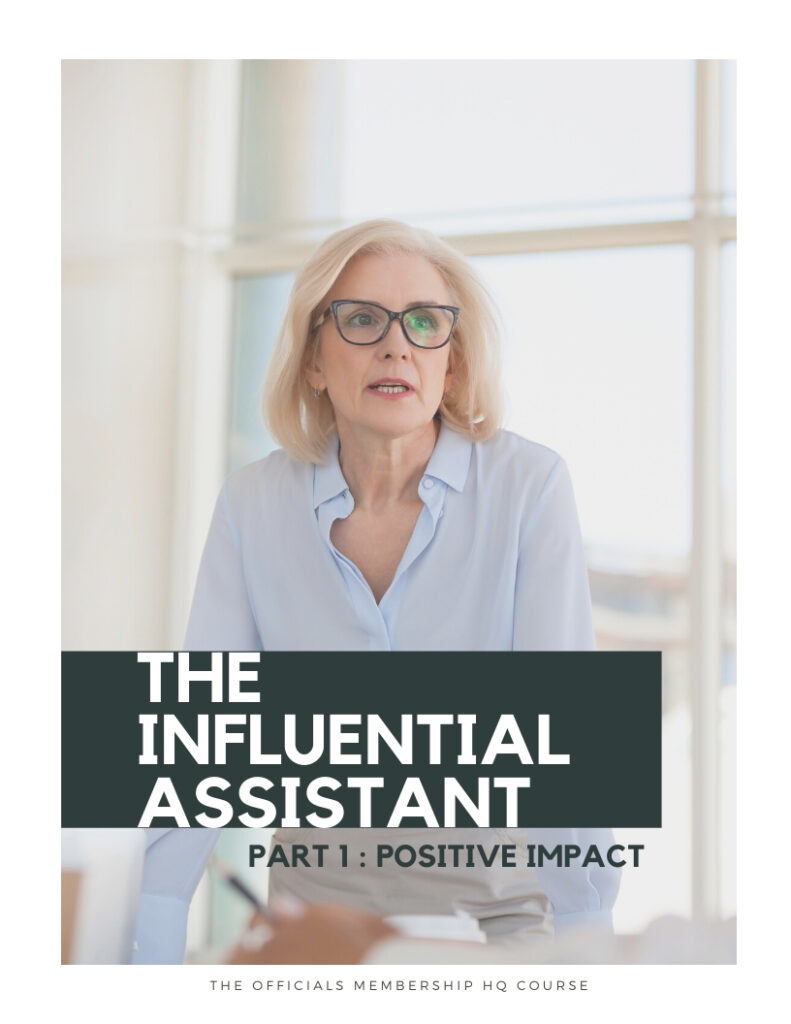 Invisible to Influential Webinar - The Officials