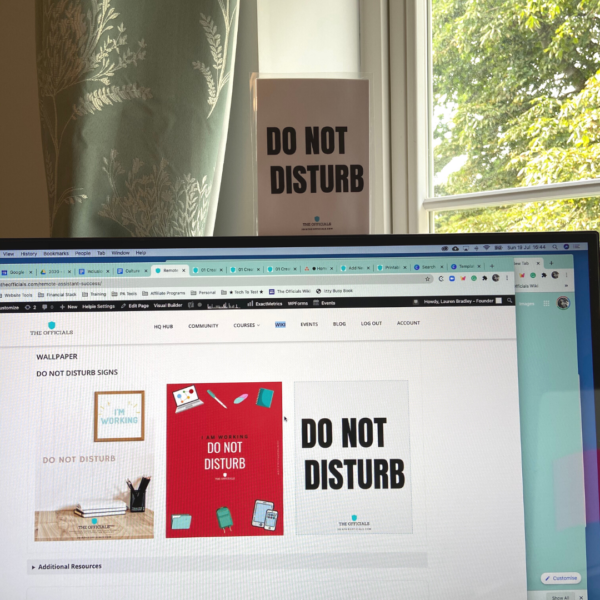 Printable Do Not Disturb Signs - The Officials