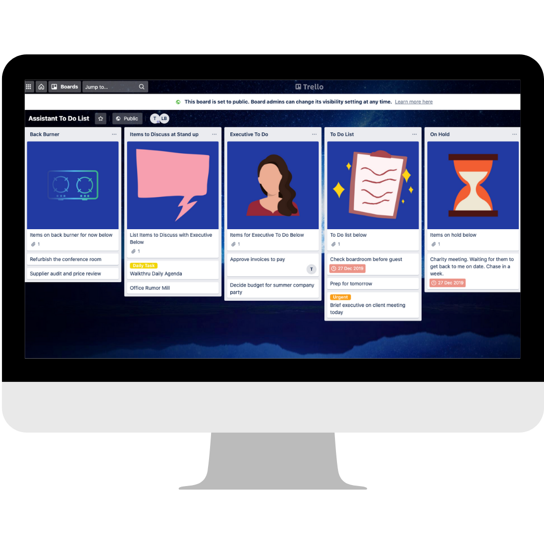 Course: Trello for Productivity for Admins and Assistants - The Officials