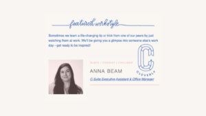 Check out Official, Anna Beam's workstyle featured by Cleverly - The ...